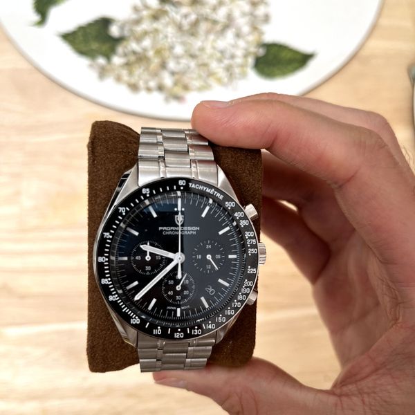 PAGANI DESIGN PD-1701 MOON WATCH SAPPHIRE CYSTAL JAPAN MOVEMENT 40MM ...