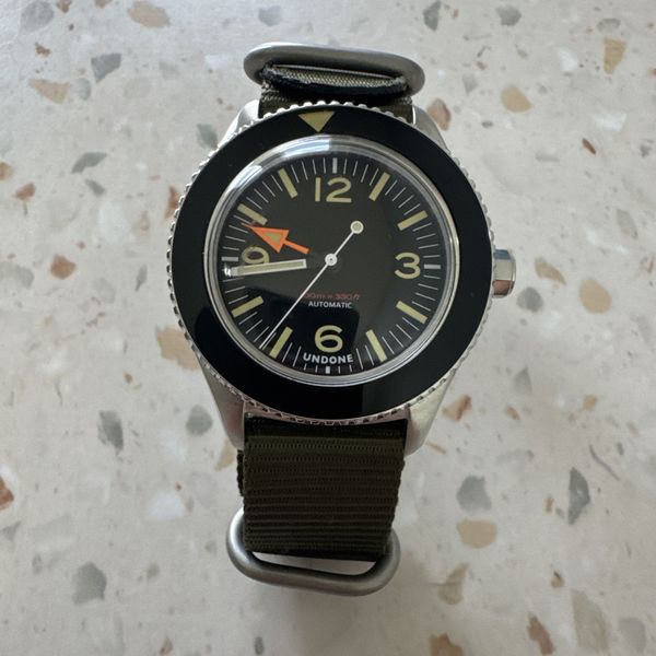 UNDONE Basecamp Classic Original Automatic defect in the photos/without box | WatchCharts ...