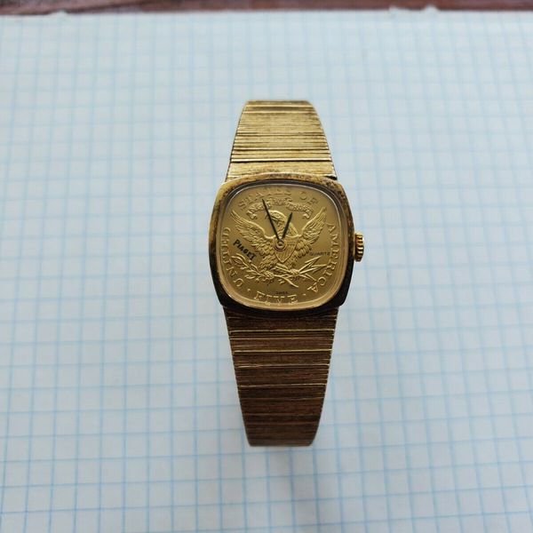 VINTAGE PIAGET WATCH SWISS QUARTZ USA FIVE HARLEY 672 | WatchCharts ...
