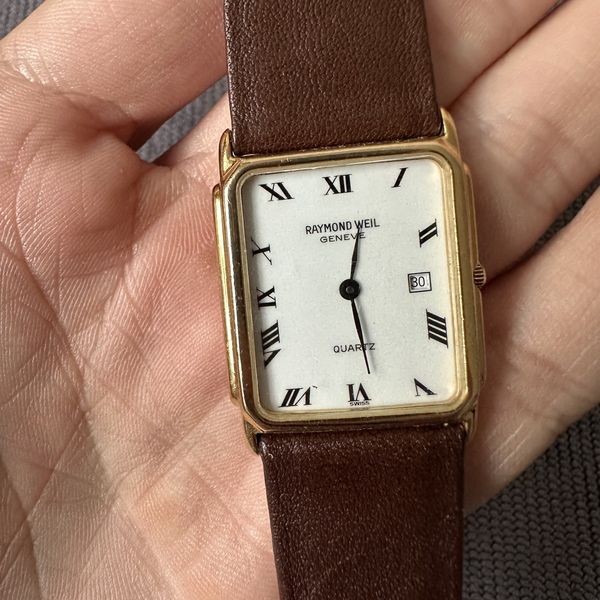 Raymond weil tank quartz beautiful dial | WatchCharts Marketplace
