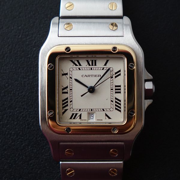 Cartier Santos Galbee LM W20011C4 187901 full set quartz | WatchCharts ...