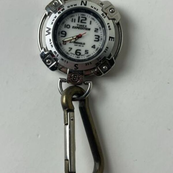 â ±ï¸ Rare Timex Expedition Indiglo Heavy Duty Pocket Watch HTF Style 1 ...