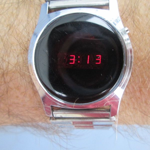 Vintage 1970's Timex SSQ 202 LED Men's Wristwatch w/ Original Box ...