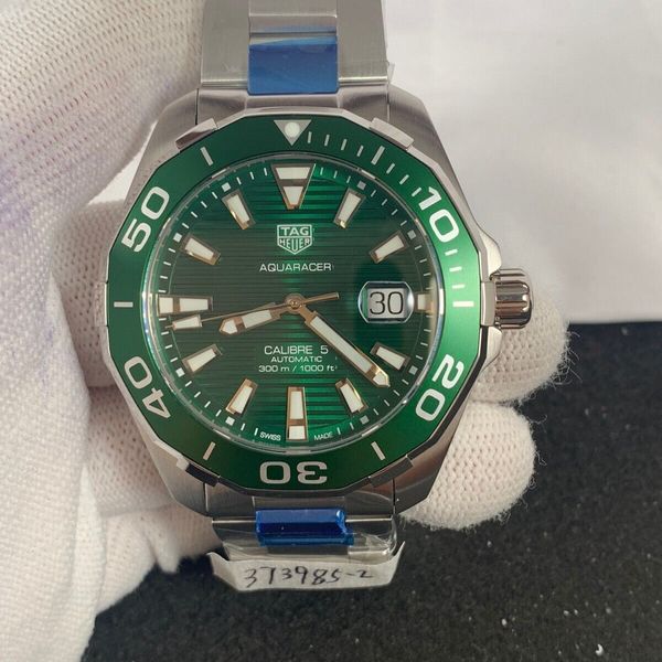 TAG Heuer Aquaracer Green Men's Watch - WAY201S-0 | WatchCharts Marketplace