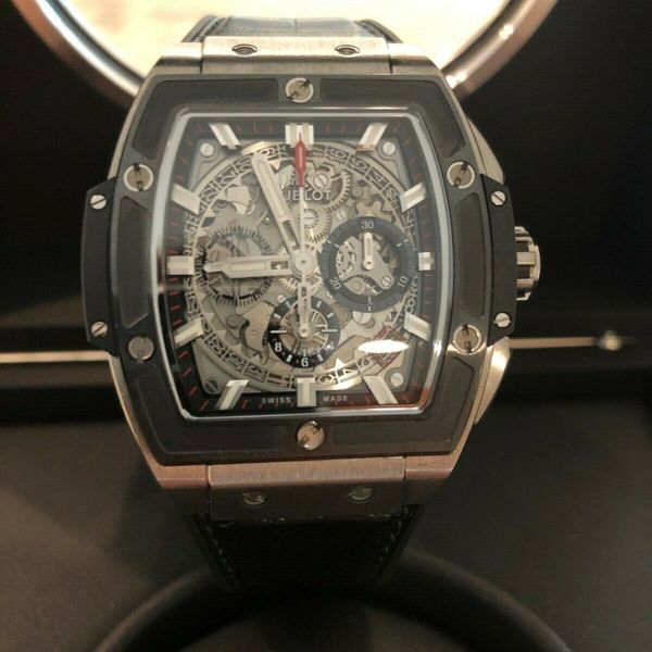 MINT Hublot Spirit of Big Bang Ceramic Titanium 42mm Chronograph 641.NM ...