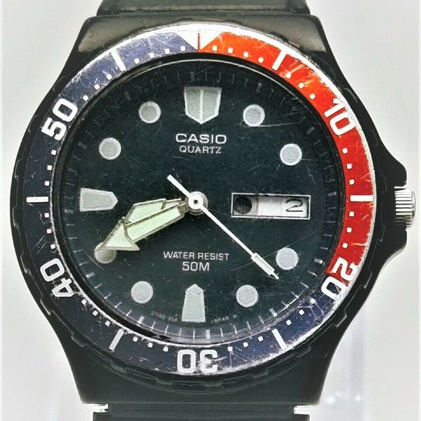 VINTAGE CASIO QUARTZ 394 MRW-81 UNISEX WATCH FOR PARTS | WatchCharts