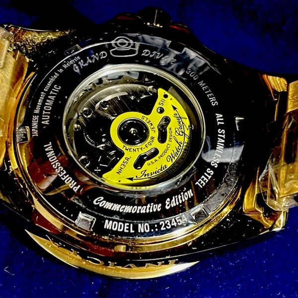 Invicta Model 23454 Grand Diver Commemorative Edition Automatic 47mm ...
