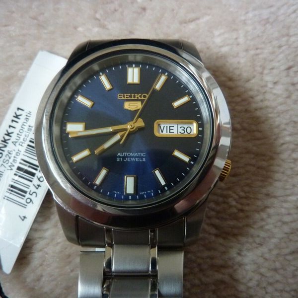 Seiko 5. Gents automatic wristwatch SNKK11K1 | WatchCharts Marketplace