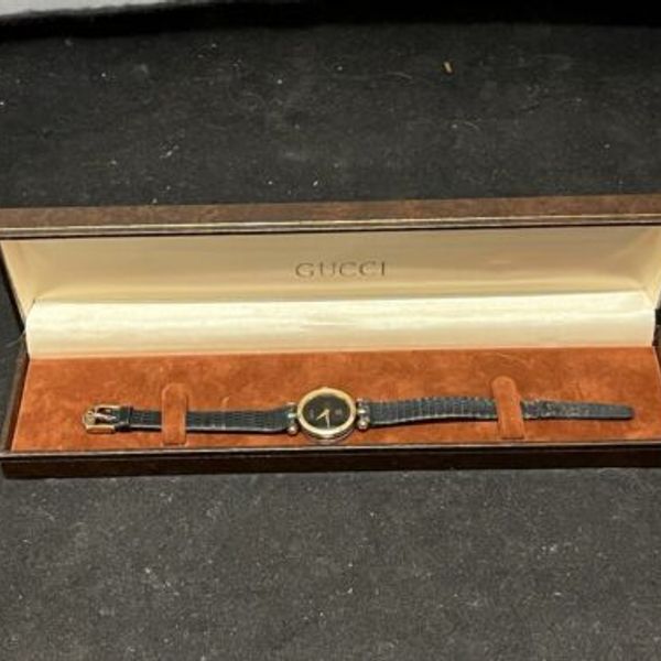 Gucci 2000L 18K Gold Plated Women's Stack Watch | WatchCharts Marketplace