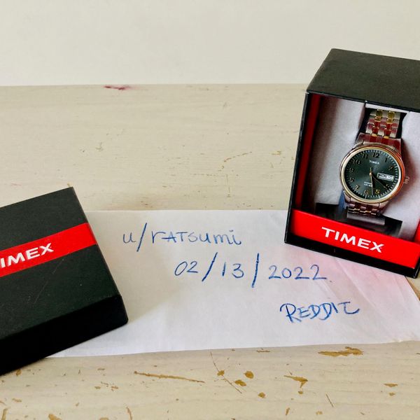 [WTS] Timex Black Dial Two-Tone Case Stainless Steel T26481 ...