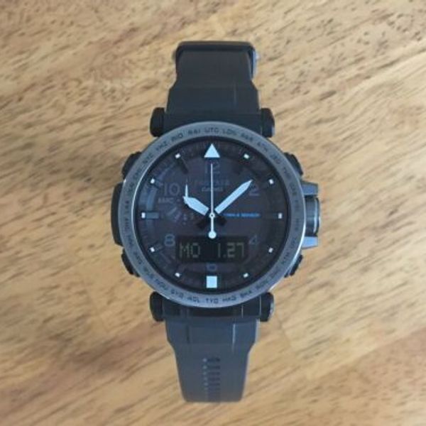 Casio PRO TREK PRG 650 Y-1 • Night Safari Triple Sensor • Tough Solar ...