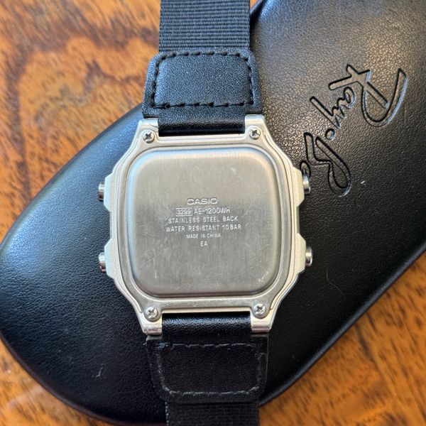 Casio Royale AE1200 LCD Analog Digital Custom MIAMI VICE Mod ...