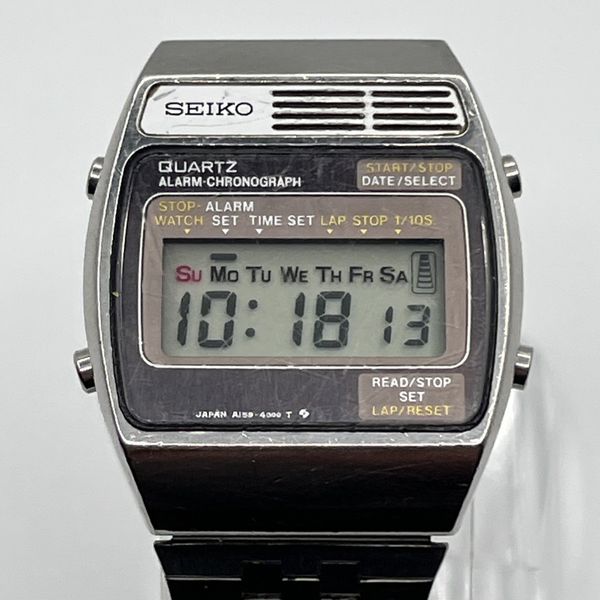 Seiko Watch LC Quartz A159-4000-G Digital Watch Vintage - Japan | WatchCharts Marketplace