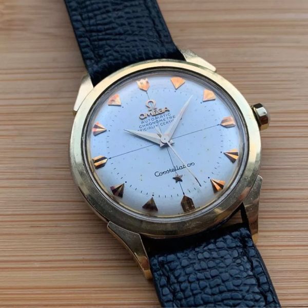 Omega Constellation 2782-12 Gold Pie Pan Crosshair (Serviced + Original ...