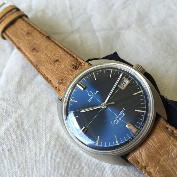 [WTS] Omega Seamaster Cosmic - pristine BLUE SUNBURST CROSSHAIR DIAL ...