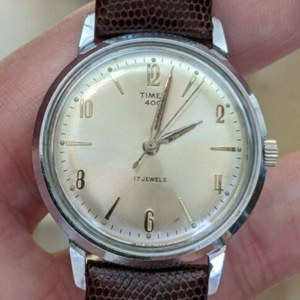 VINTAGE TIMEX 400 17 JEWEL MANUAL Wind West Germany Movement | WatchCharts