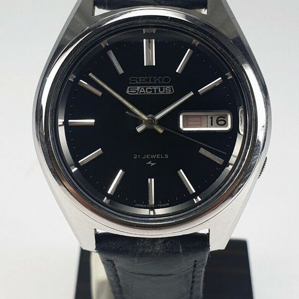 Vintage Seiko 5 Actus 7019-7060 21 Jewels Kanji Automatic Mens Japan Watch | WatchCharts
