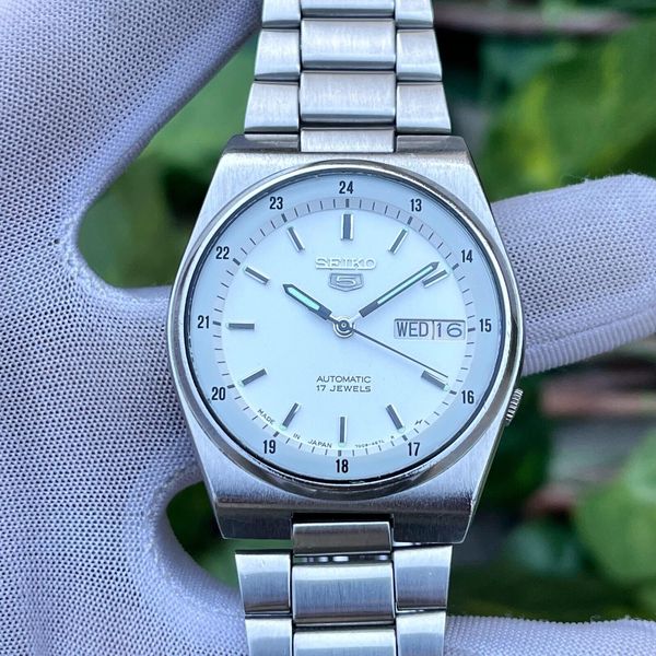 Vintage Seiko 5 Automatic Railway Time Dial Original Japan Men's Watch 7009-316J | WatchCharts ...