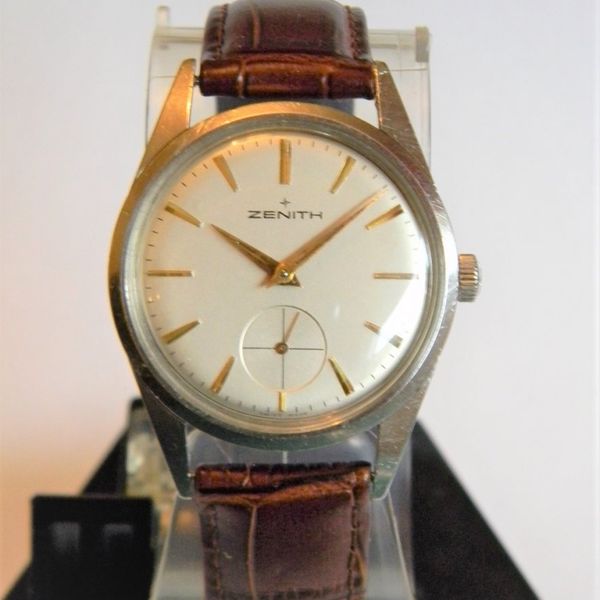 SOLD ZENITH Sporto Circa 1962 Caliber 40T 17 Jewels Full Steel Case ...