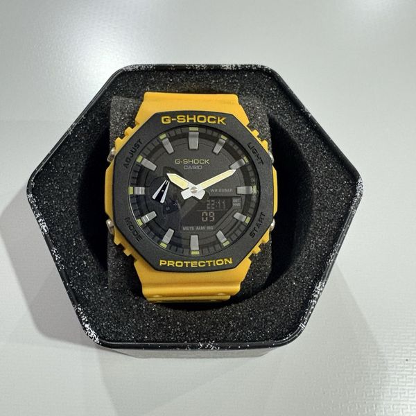 Casio G-Shock Yellow Utility Colour Mens Digital Analogue Sports Watch ...