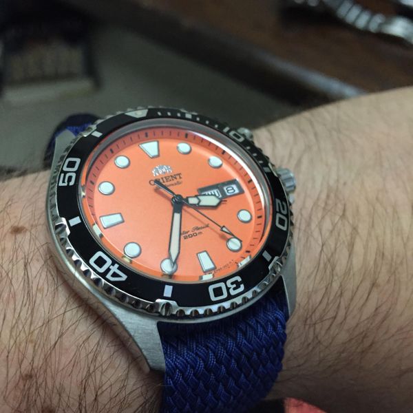 [WTS] Orient Ray (Orange) Perfect Condition on Nato (Perlon?) - $90 ...