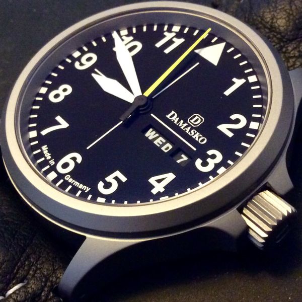DAMASKO DA36 PILOT WATCH COMPLETE SET INCLUDES 2 NEW STRAPS AND BONUS ...