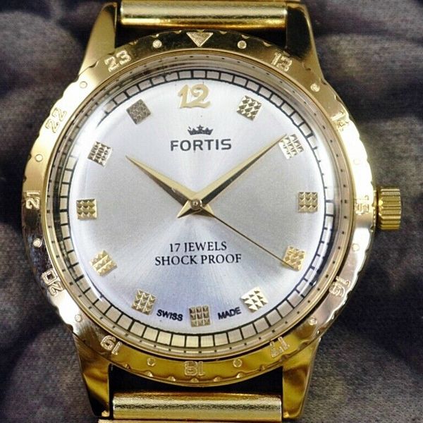 FORTIS MECHANICAL WINDING GP CASE SWISS MADE MEN'S USED WATCH / WORKING ...