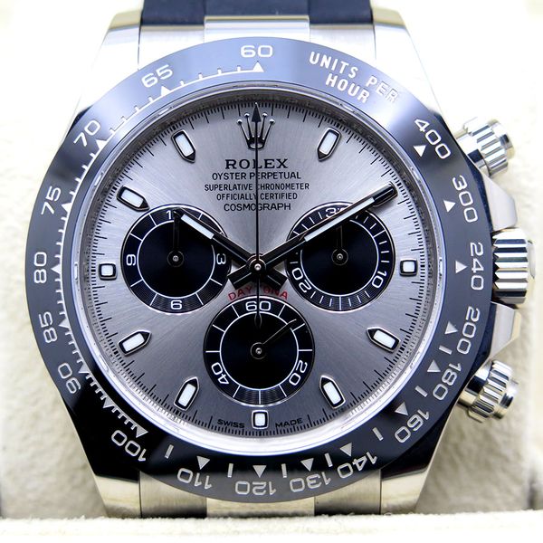 FS: Rolex 116519LN COSMOGRAPH DAYTONA 18K WHITE GOLD-STEEL DIAL ...