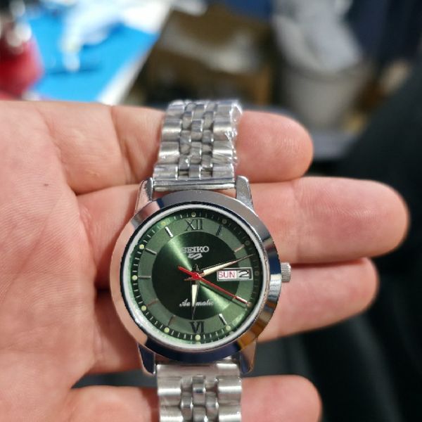 Vintage Original Seiko Sports 5 Automatic 6349A Stunning Green Dial ...