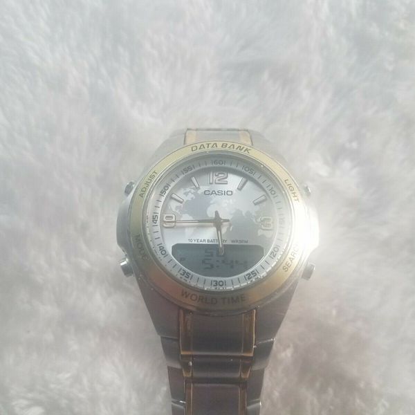 Casio Databank DBW-30 2747 Telememo 30 Mens Quartz Analog Digital Watch ...