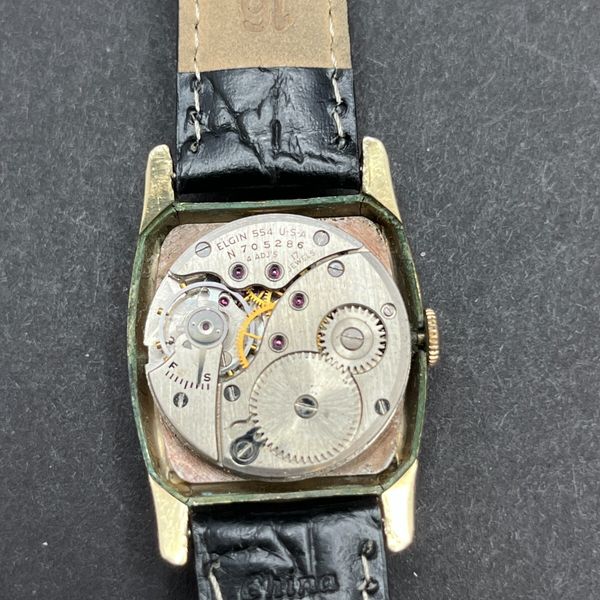 VINTAGE ELGIN 554 MENS WATCH 17 JEWELS - works great | WatchCharts ...