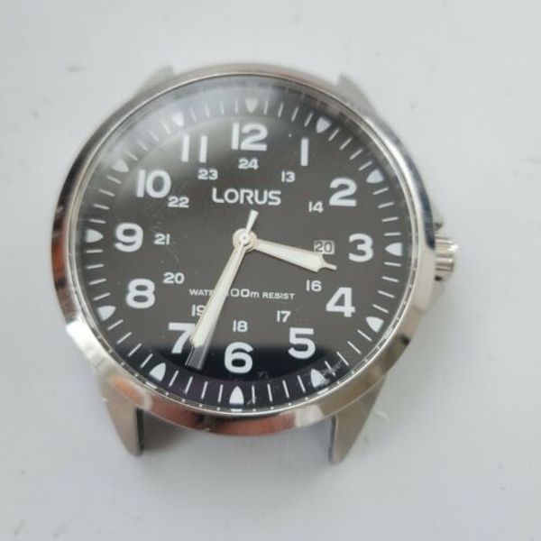 LORUS by SEIKO PC32-X121 BLACK DIAL GENTS WATCH. - without Bracelet | WatchCharts Marketplace