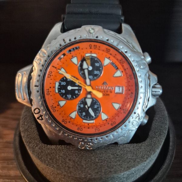 Citizen Promaster Orange Dial Dive Watch 200m 3745-e70031 L21 ...