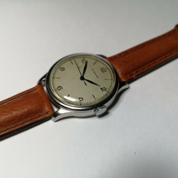 1930's Vintage Eterna Cal 852 38mm Stainless Steel Rare | WatchCharts