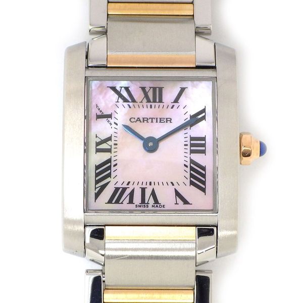 [Double points] Cartier Cartier Watch Tank Francaise SM W51027Q4 Pink ...