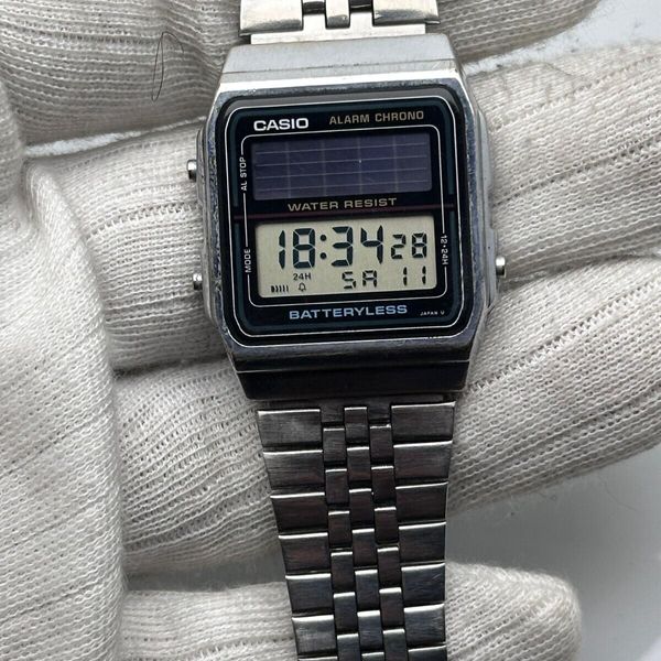 Vintage Digital Casio Alarm Chrono Batteryless AL-180 Japan Made Men's ...
