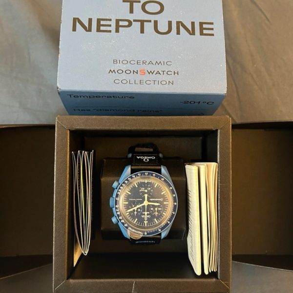 Swatch x Omega Moonswatch Mission to Neptune - Nettuno | WatchCharts ...