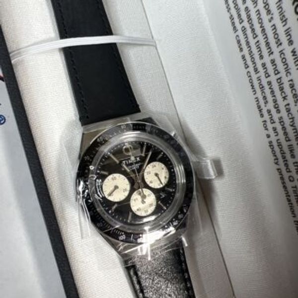 NEW - Timex Q Chronograph Motorsport Leather 40mm TW2V42700 - SAME DAY ...