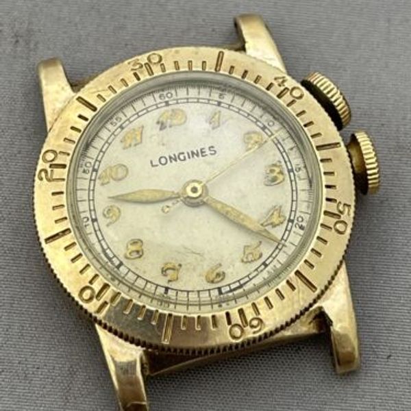 Ww2 1941 Longines Weems Us Navy 10kt Gold Filled Mens Watch Maker ...