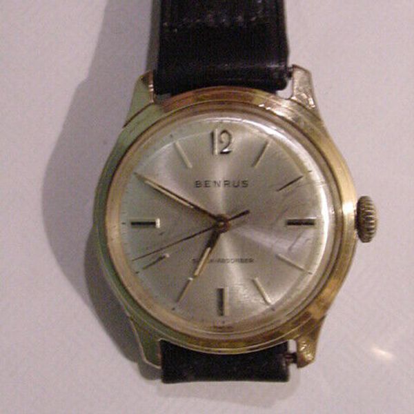 Nice Running Vintage BENRUS Series # 3056 17-Jewel Manual Wind ...