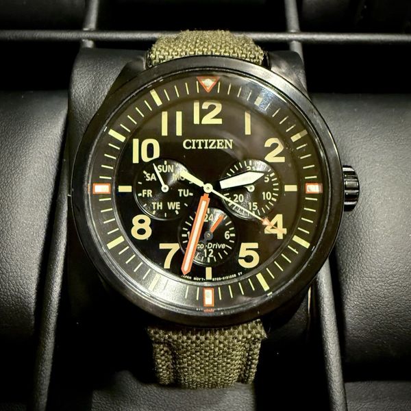 Citizen Men's Eco-Drive Weekender Garrison Field Watch | WatchCharts ...