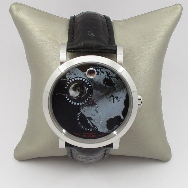 Movado 2010s Red Label Planisphere North America Limited Edition Swiss ...