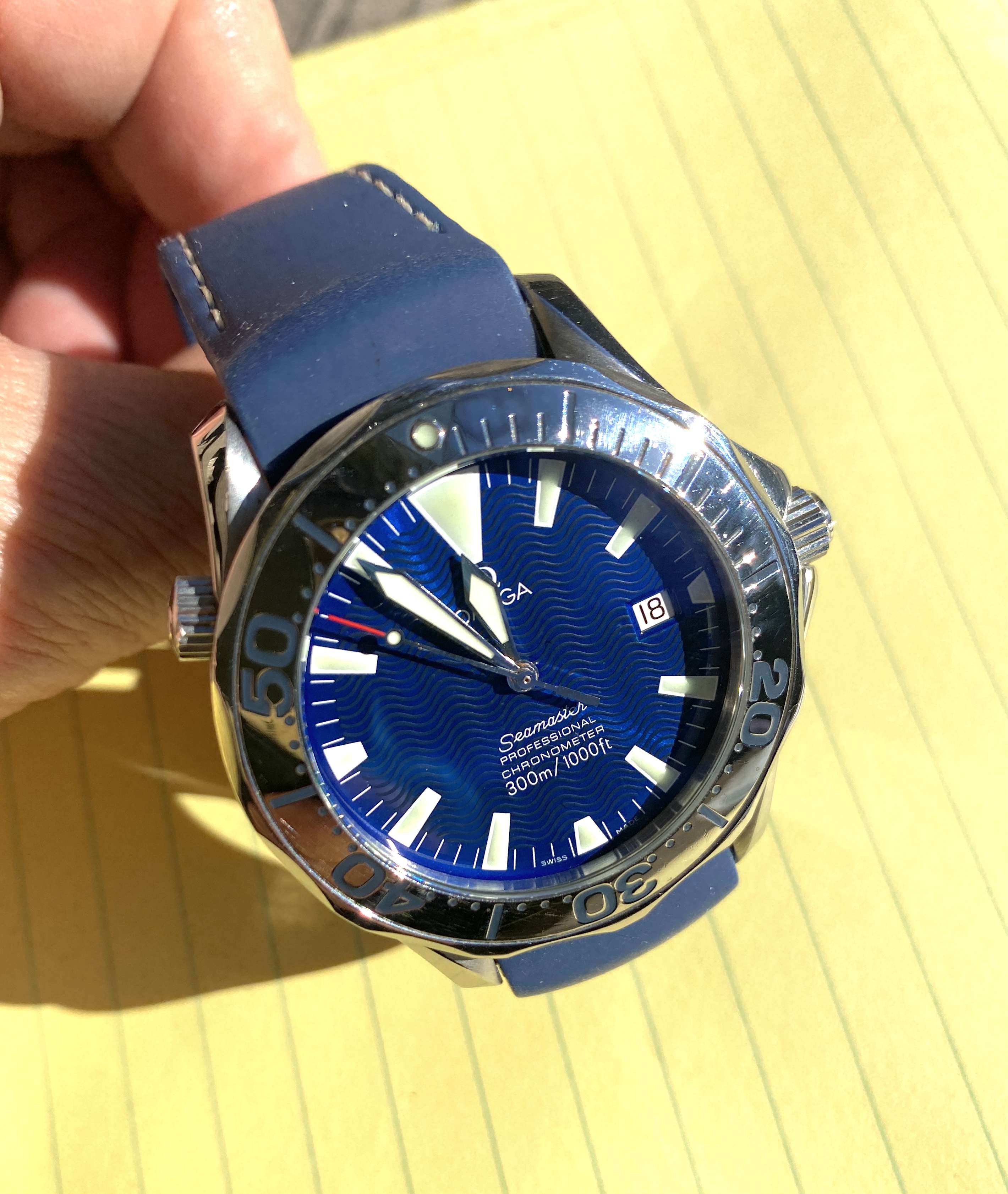 FS: Omega Seamaster Pro SMP 300 Electric blue dial automatic ...