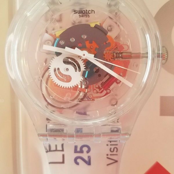 New Vintage Swatch Watch 2013 Random Ghost SUOK111 With Case! | WatchCharts