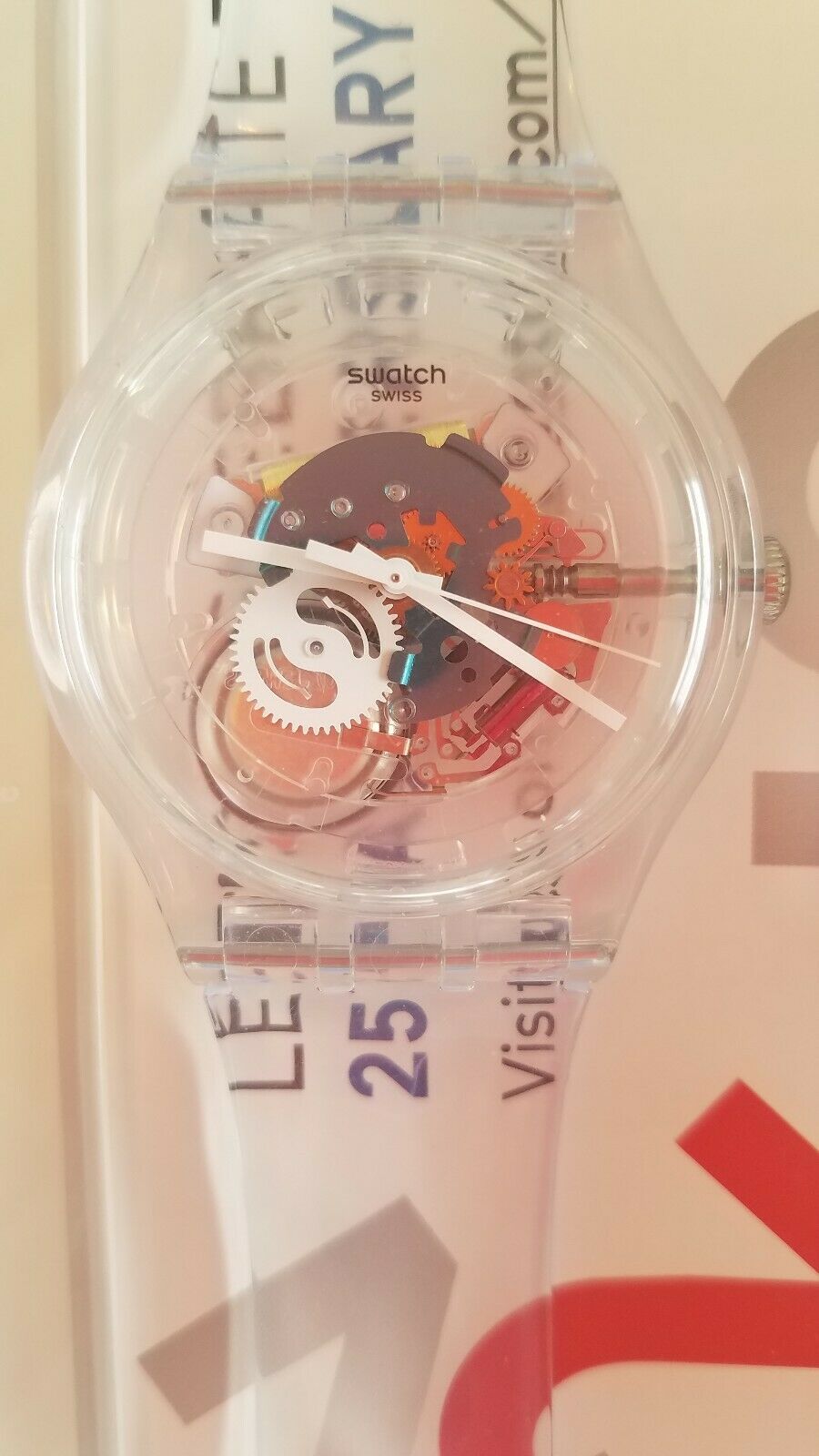 New Vintage Swatch Watch 2013 Random Ghost SUOK111 With Case! | WatchCharts