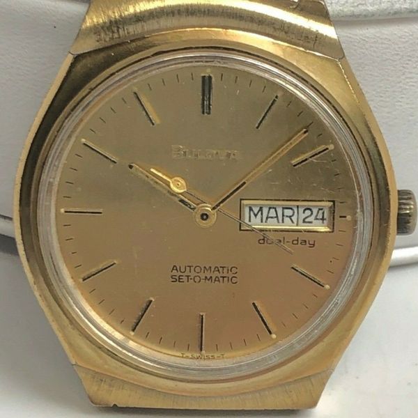 Bulova N7 Automatic Setomatic 1133.10 17 Jewels Vintage Watch Not ...