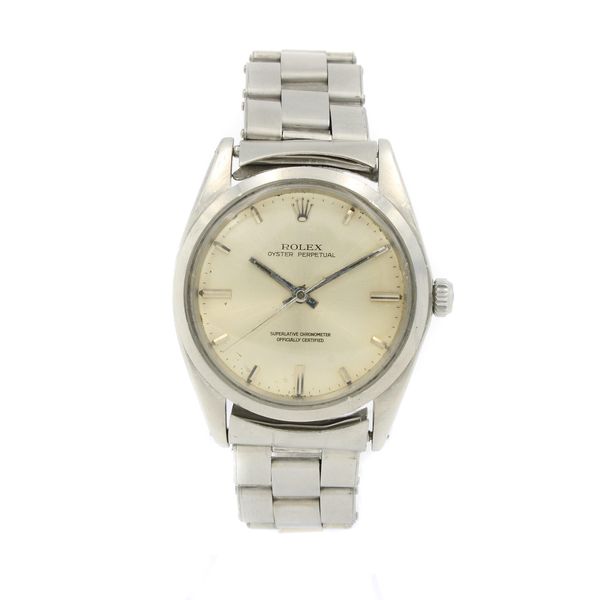Men's Vintage Rolex Oyster Perpetual Ref.1018 36mm Silver Dial #W164625 ...