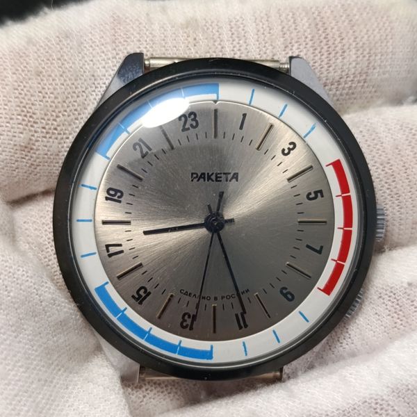 Raketa 24 Hours Vintage USSR Mechanical Men's Watch New | WatchCharts ...