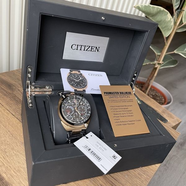 Citizen Promaster Bullhead Limited Edition Eco-Drive Chronograph Watch ...