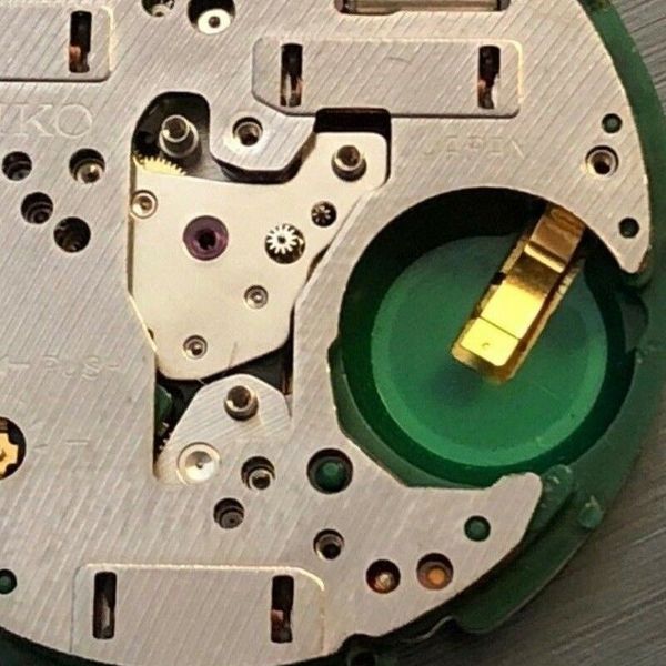Seiko 7A28A 7A38A Battery connector Seiko 7A28A movement part 7A28-7049 ...